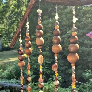Other | Handcrafted Wooden And Beaded Wind Chimes | Poshmark